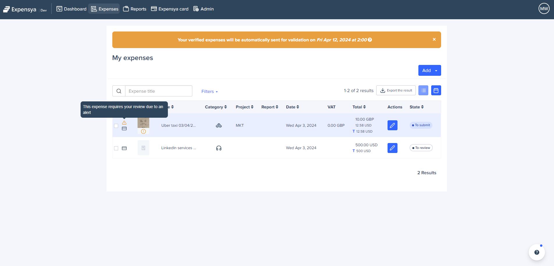 Payment Cards │Expensya
