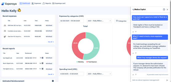 Employee Expense Management & Payment Cards | Expensya