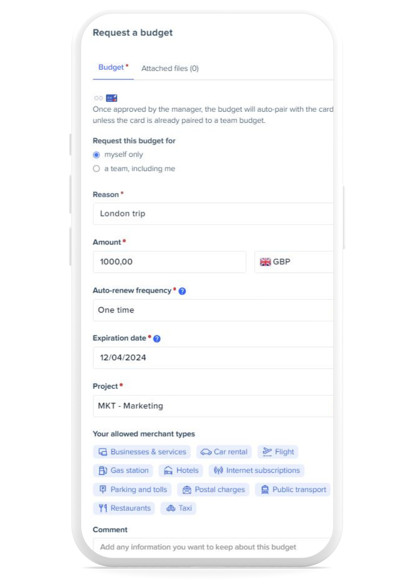 Payment Cards │Expensya